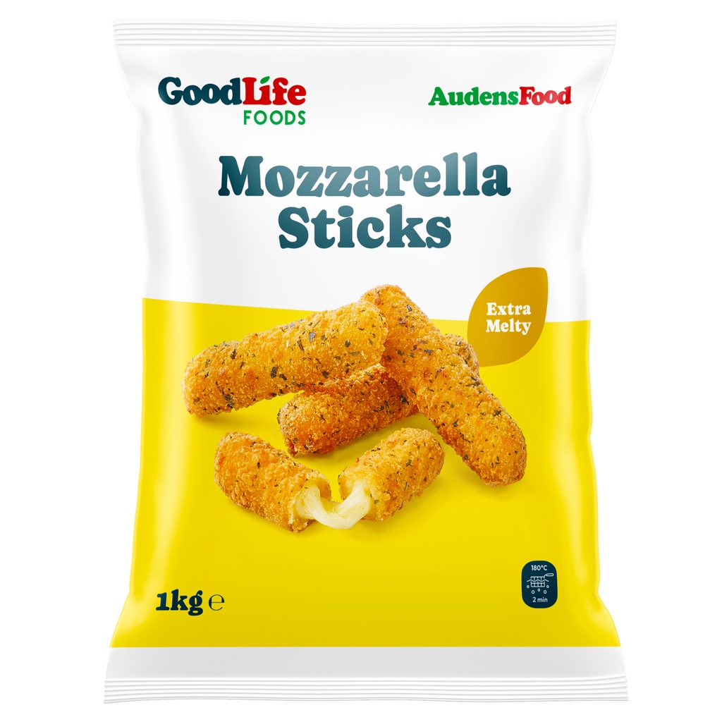 Mozzarella Sticks Goodlife 1 kg | Noyez Snacks France